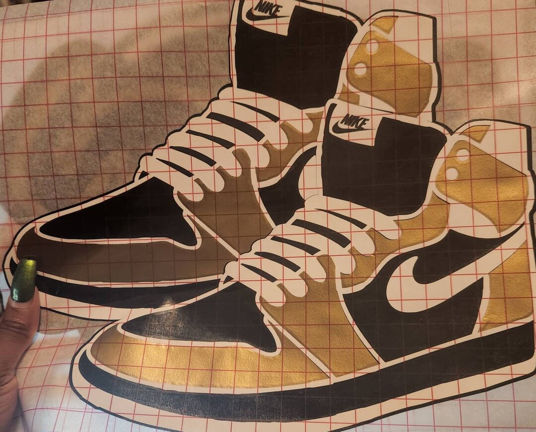 Sneaker Head Jordan Retro1 Vinyl Decal Sticker Car - Etsy