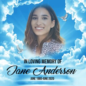 DIGITAL DOWNLOAD Personalized Custom in Memory Dove RIP - Etsy