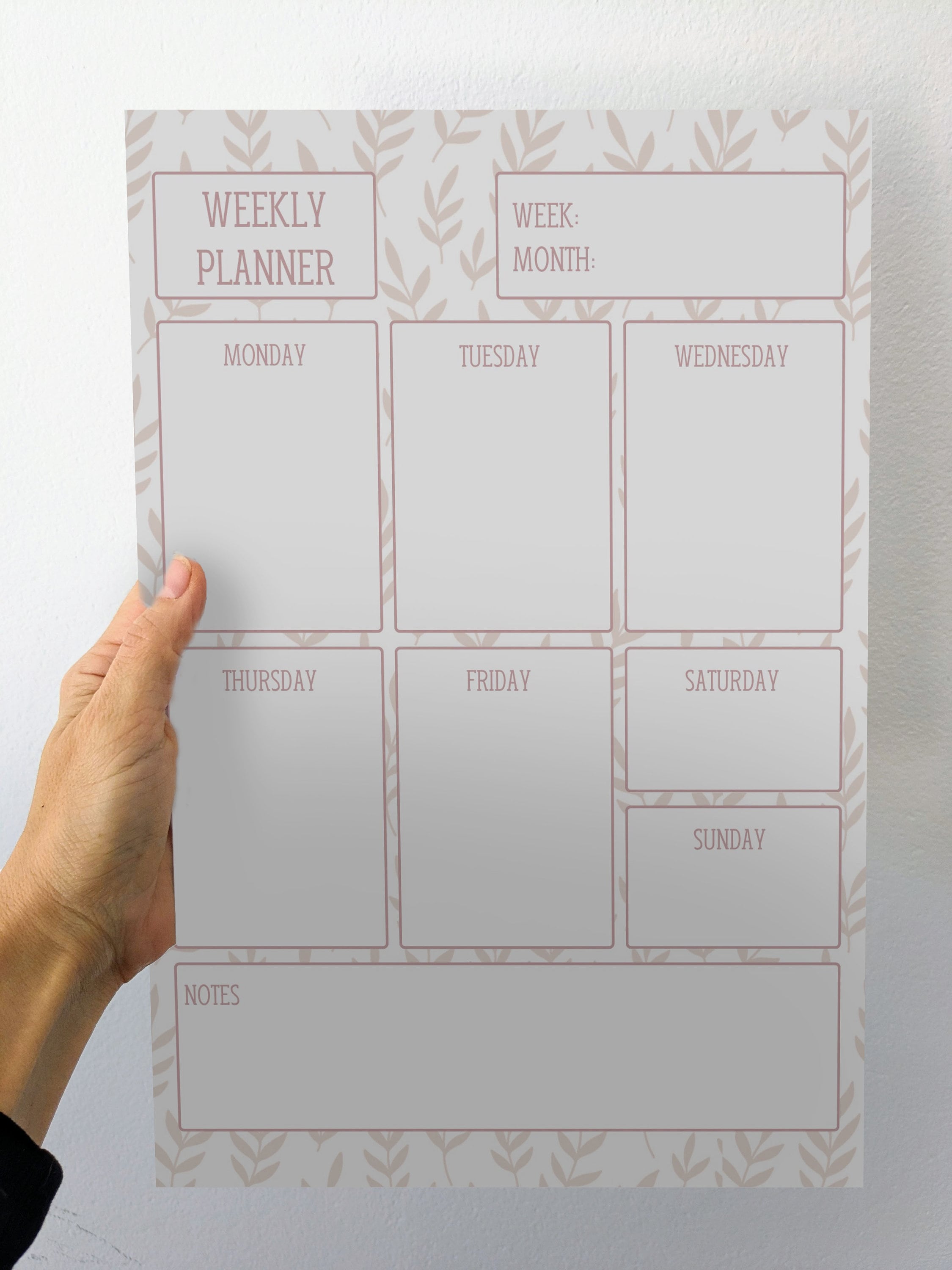 Weekly Planner, Printable to Do List, Digital Weekly Planner, Week ...