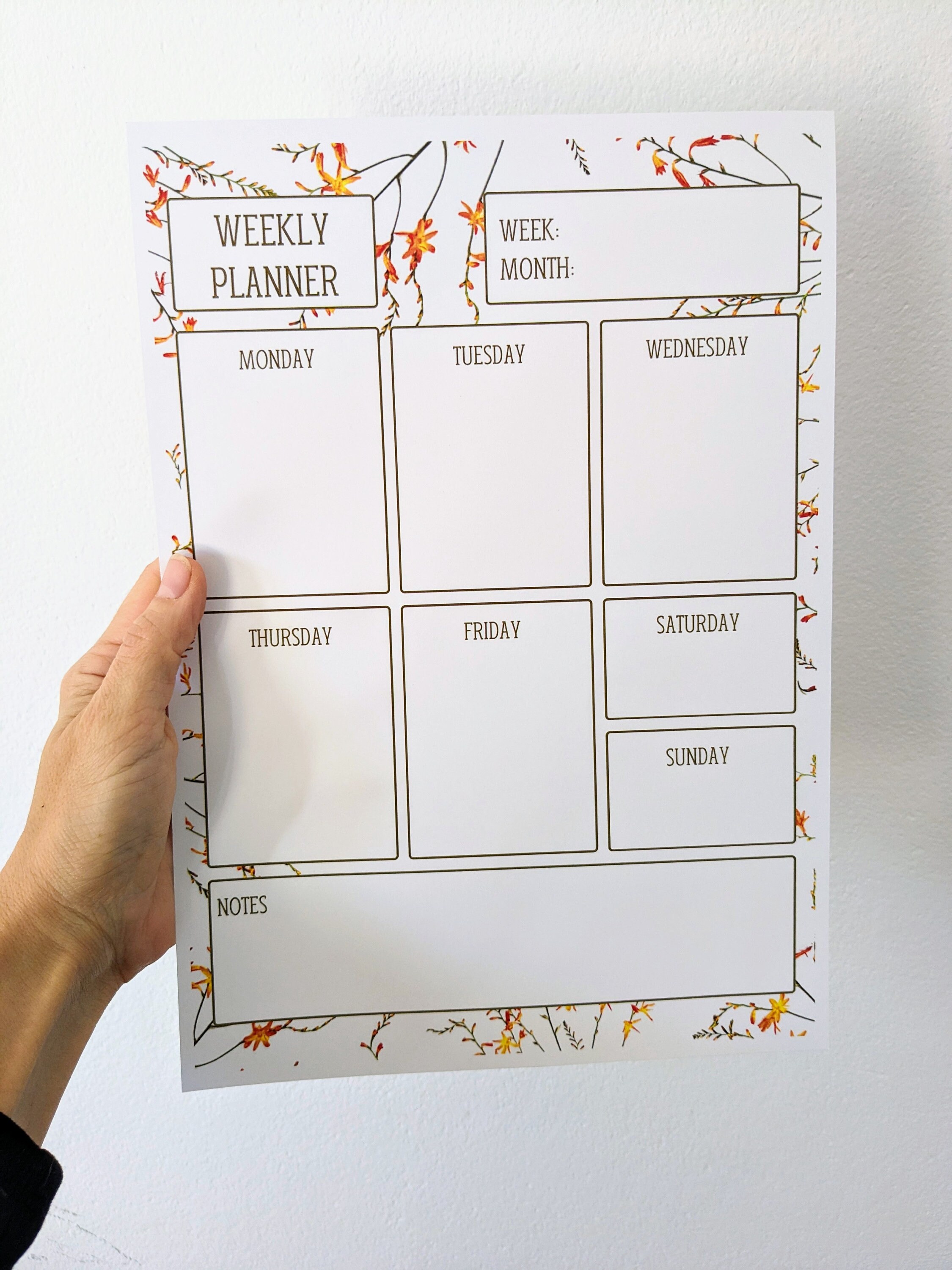 Weekly Planner, Printable to Do List, Weekly Schedule, Digital Weekly ...