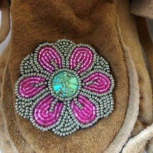 Native American Hand Crafted Moose Hide Full Wrap Mukluks - Indigenous ...