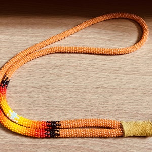 Native American Hand Crafted Multicolored Beaded Lanyard Indigenous ...
