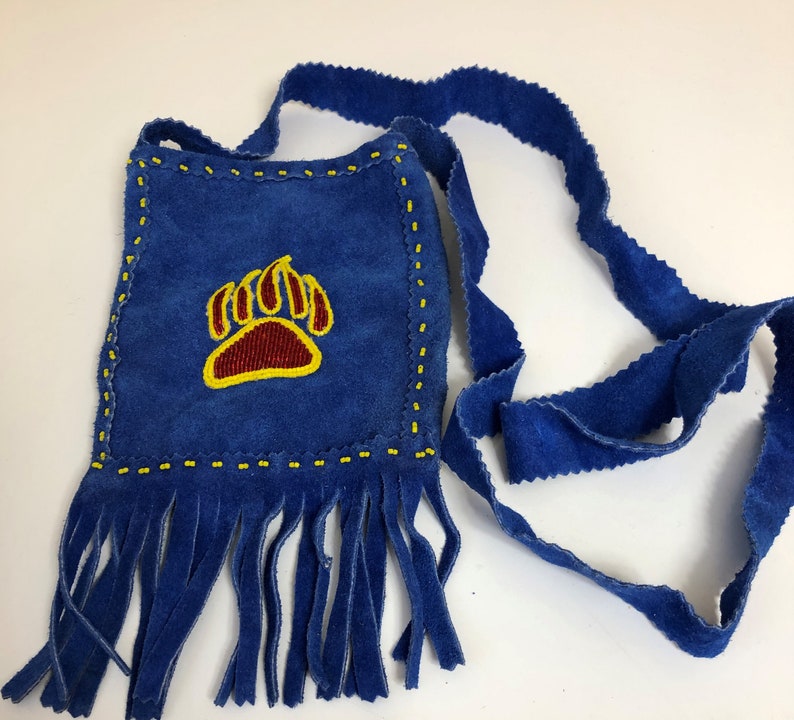 Native American Hand Crafted Moose Hide Beaded Purse - Indigenous Arts ...