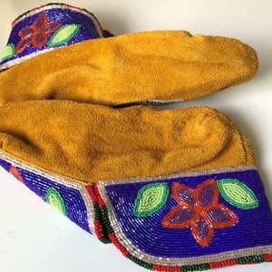 Native American Moose Hide Beaded Moccasins Native American Arts and ...