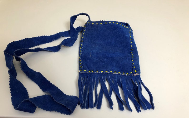 Native American Hand Crafted Moose Hide Beaded Purse - Indigenous Arts ...