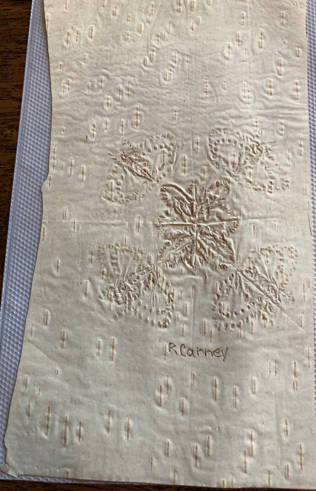 Native American Hand Crafted Birch Bark Biting - Indigenous Arts and ...