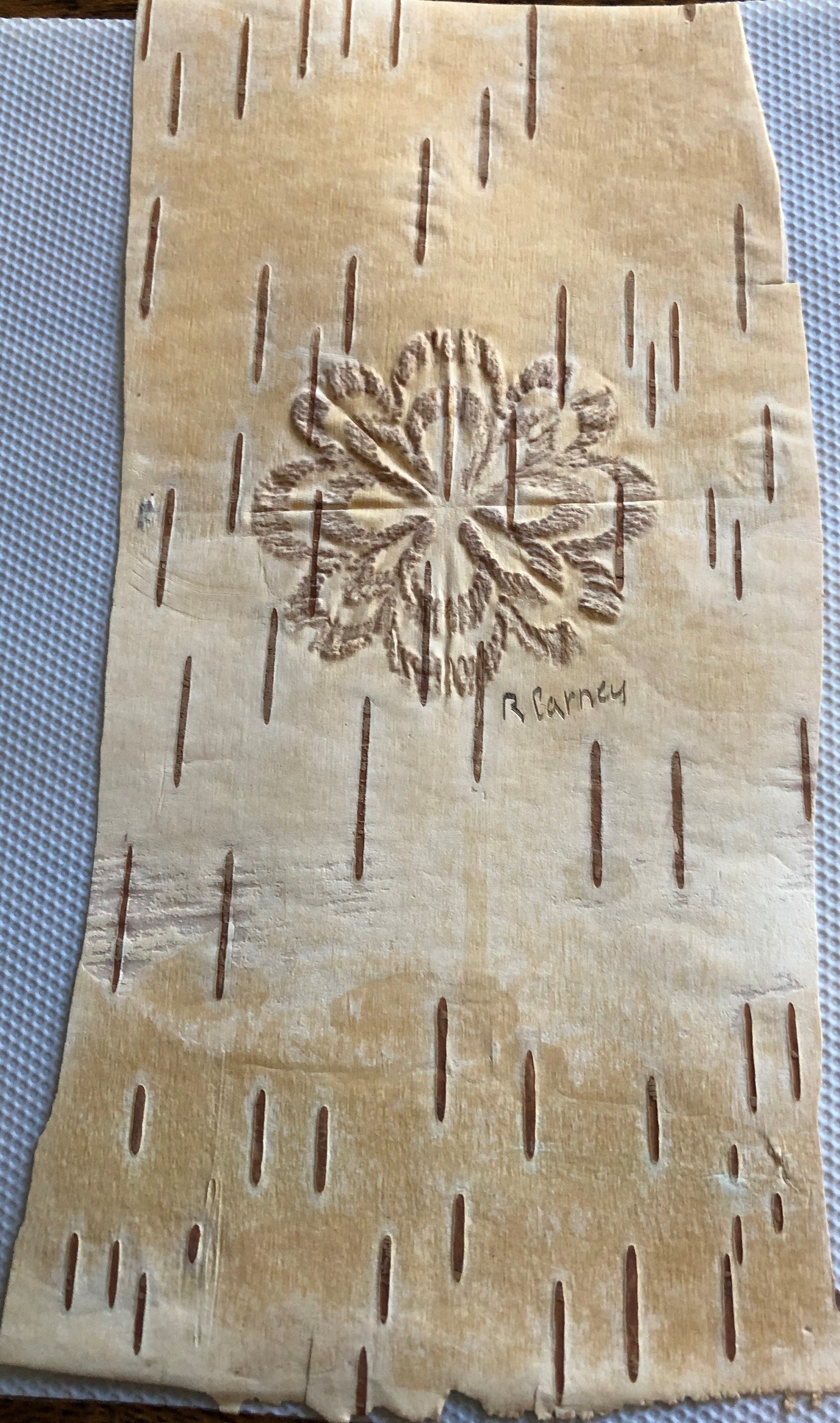Native American Hand Crafted Birch Bark Biting - Indigenous Arts and ...