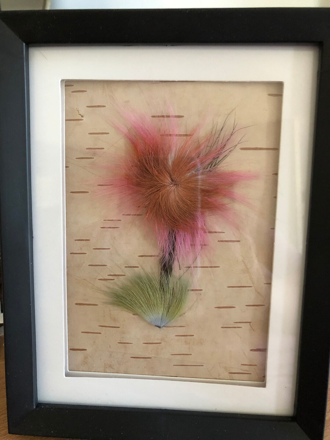 Native American Handcrafted Moose Hair Tufting on Birch Bark ...