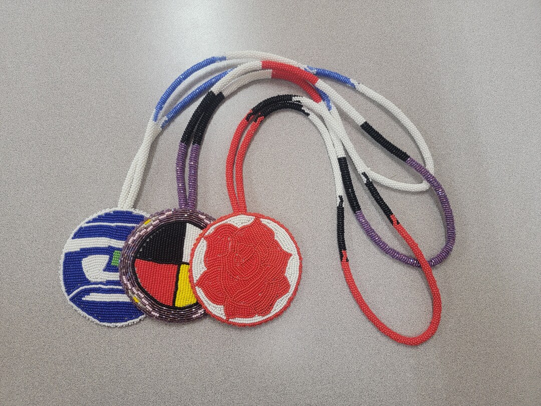 Stunning Beaded Medallion/necklace on Lanyard - Etsy