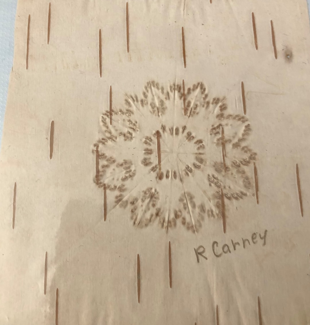 Native American Hand Crafted Birch Bark Biting - Indigenous Arts and ...