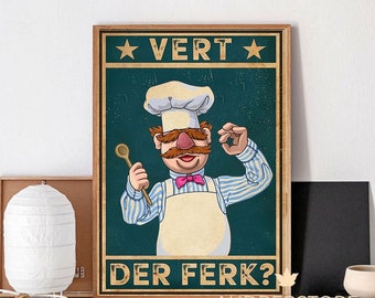 Swedish Chef Poster - Etsy