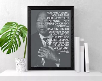 John Lewis Poster - Etsy