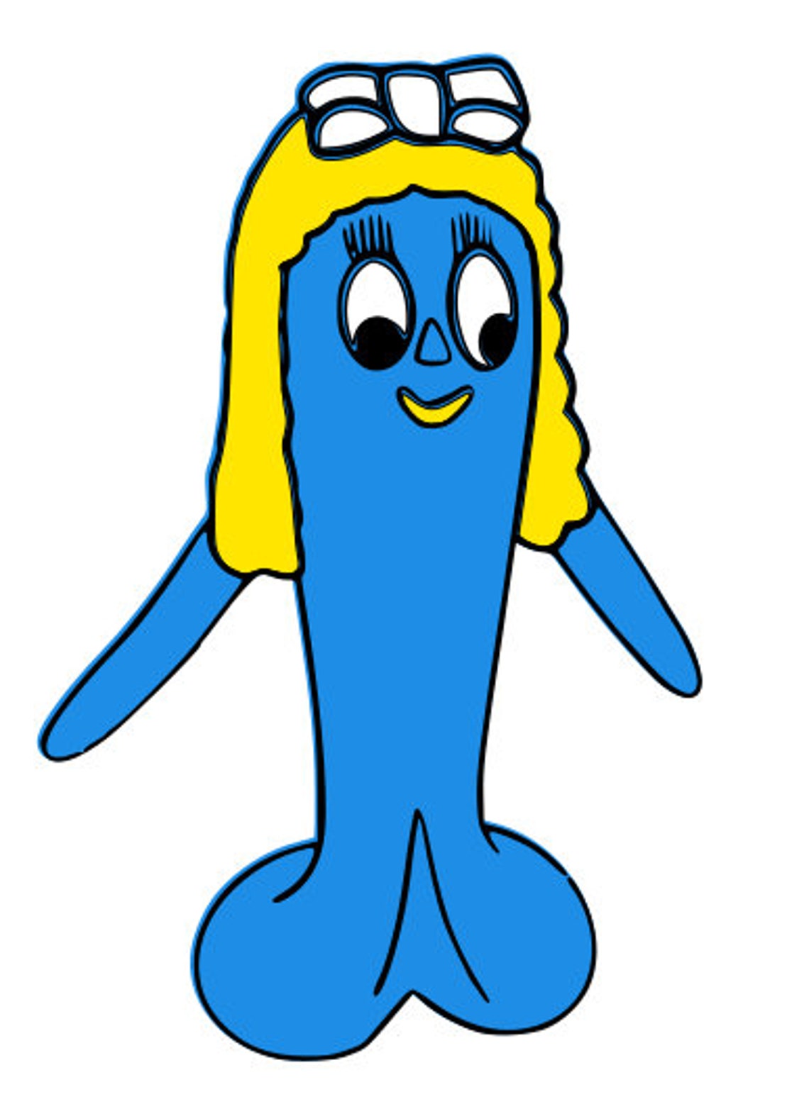 BUNDLE GUMBY 88 Files SVG Dxf Eps Png Cricut Silhouette | Etsy