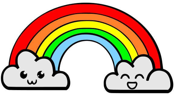 BUNDLE Rainbow Theme 112 Files SVG Dxf Eps Png Cricut | Etsy