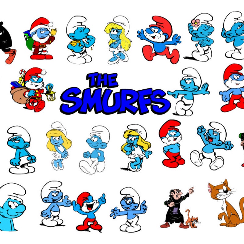 Smurf - Etsy