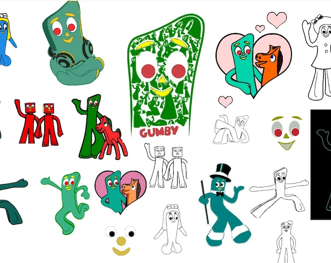 Gumby & Pokey 1969 Book With Two 1969 Plastic Figurines - Etsy