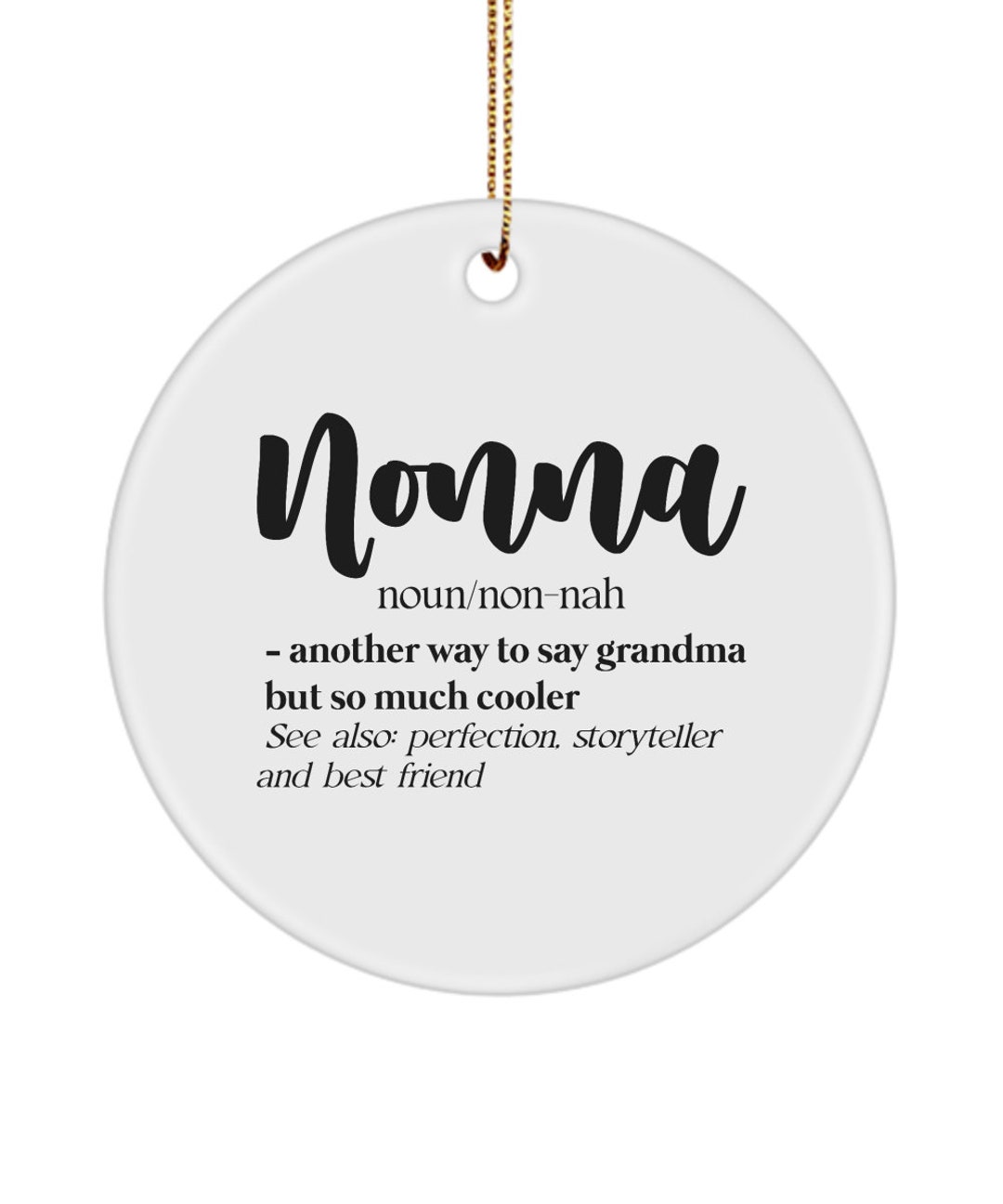 Nonna, Nonna Gift, Nonna Ornament, Gift for Nonna - Etsy