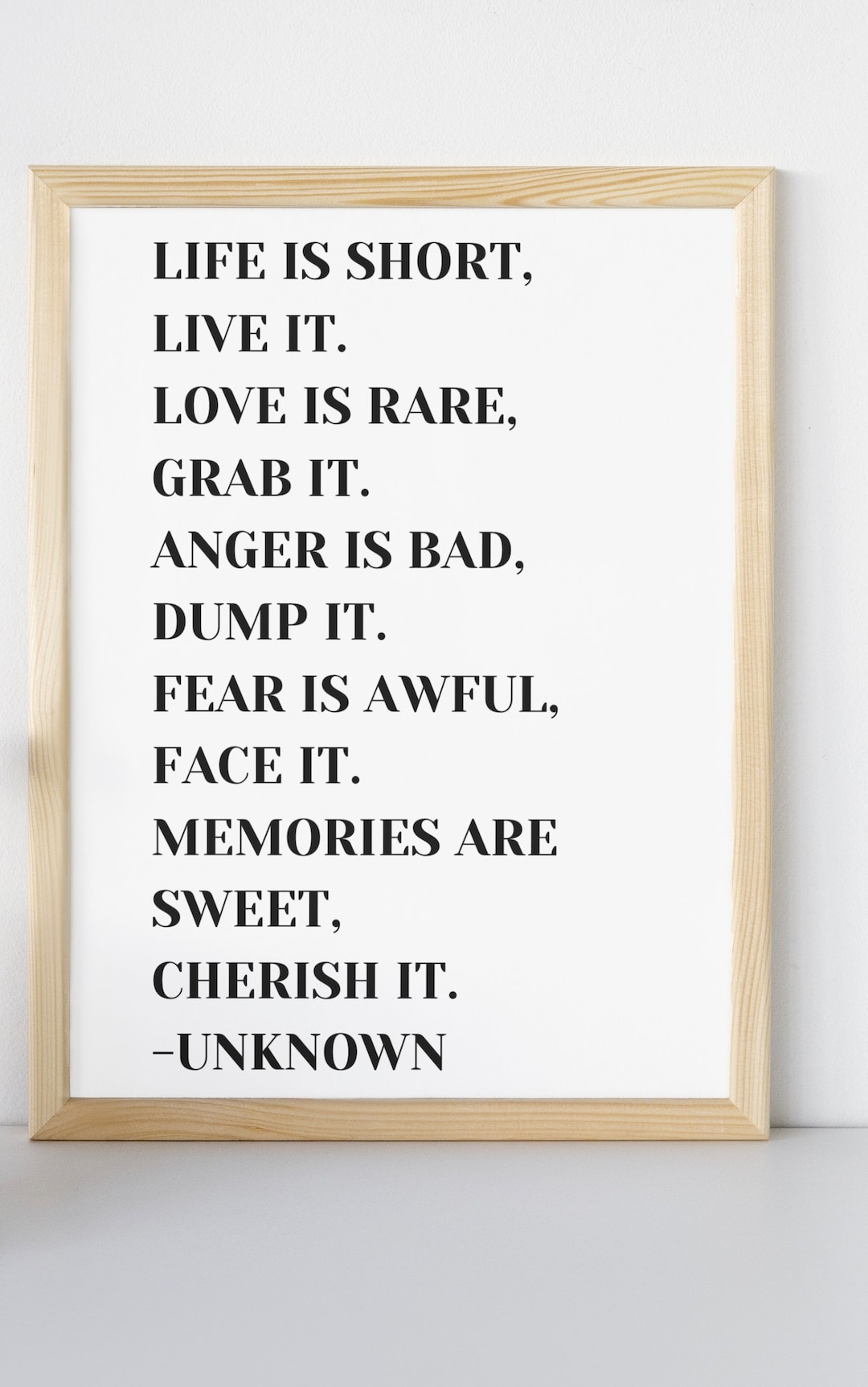 Life Lesson Inspirational Digital Printable Art Inspirational Quotes ...