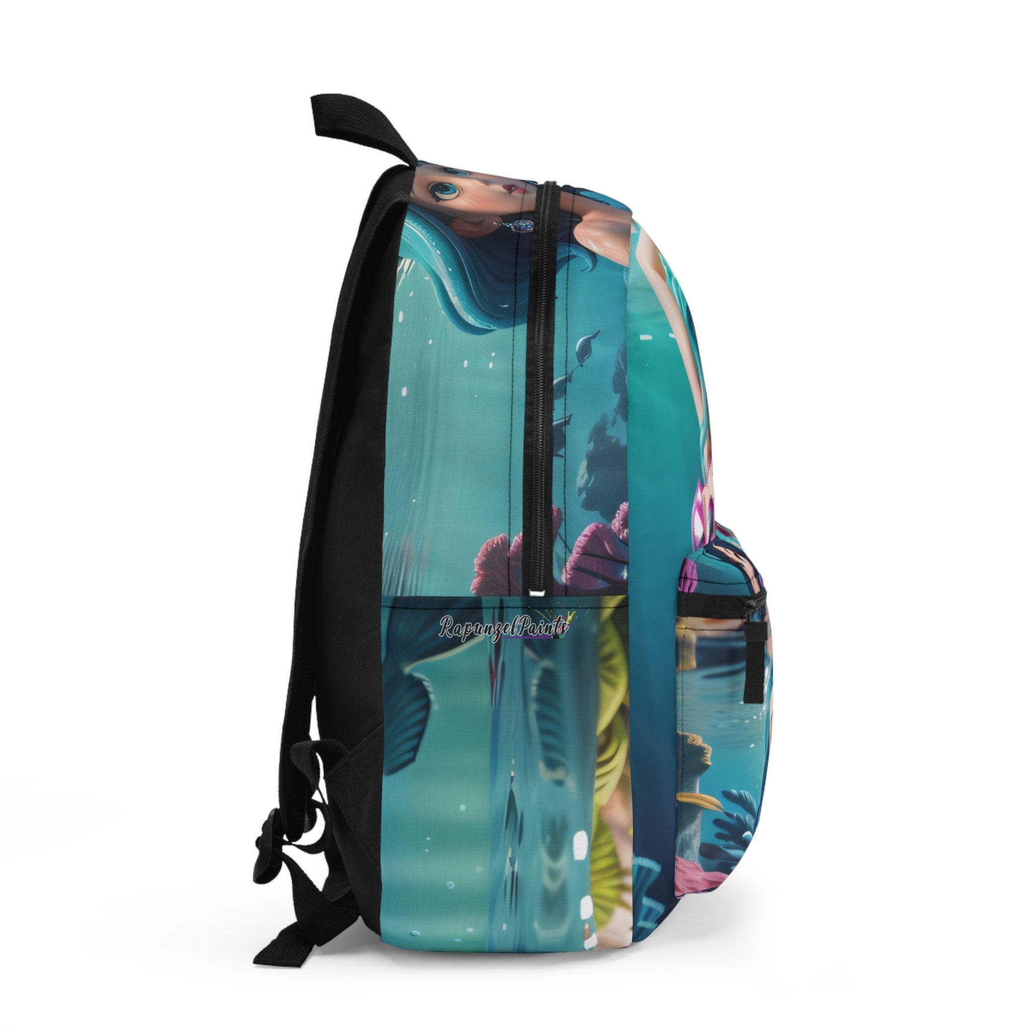 Mermaid Friends Backpack Back to School Bag for Doll Lovers Beach Tote ...