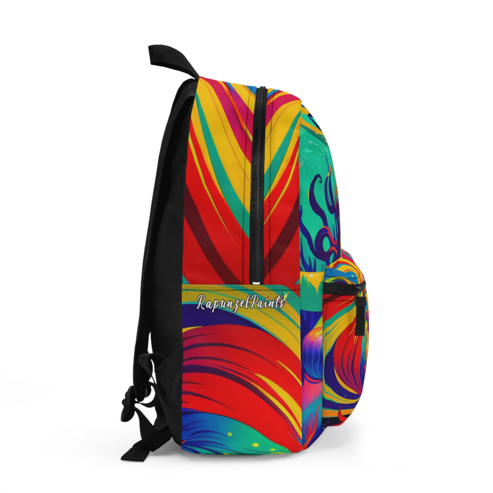 Rainbow Mermaid Fantasy Waterproof Backpack Great Gift for Ocean Lovers ...