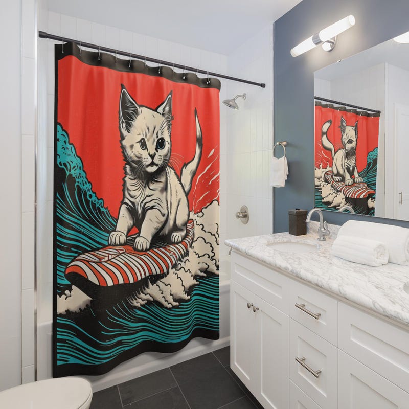 Surfer Curtains - Etsy