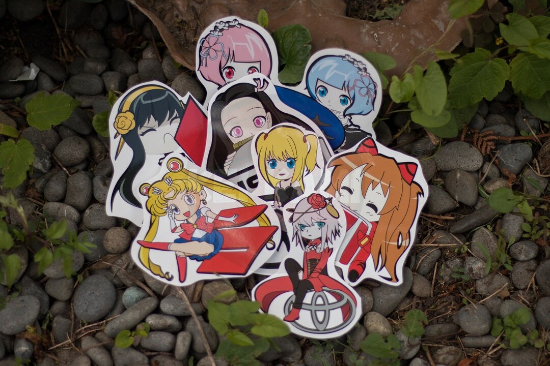 JDM WAIFU HANDMADE Car Brands Waterproof Vinyl Decal Car Window Vinyl ...