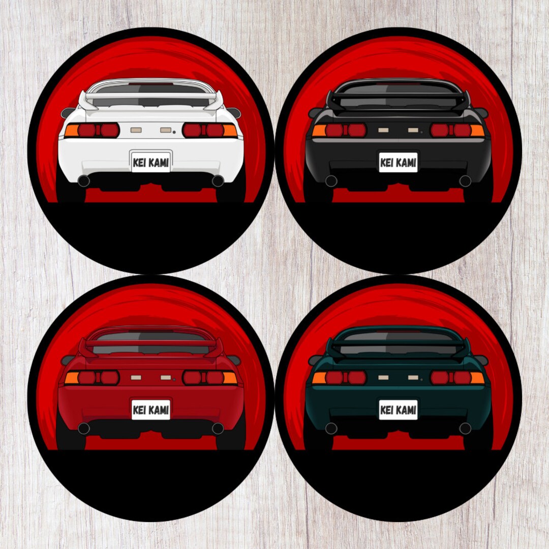 MR2 SW20 HANDMADE Sticker SW20 High Quality Decal White/black/red/green ...