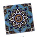 Handmade Traditional Geometric Floral Design Persian Ceramic Tile ...