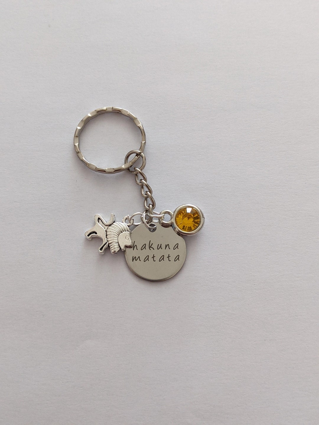 Lion King Hakuna Matata Keyring Keychain, Personalised Keyring ...