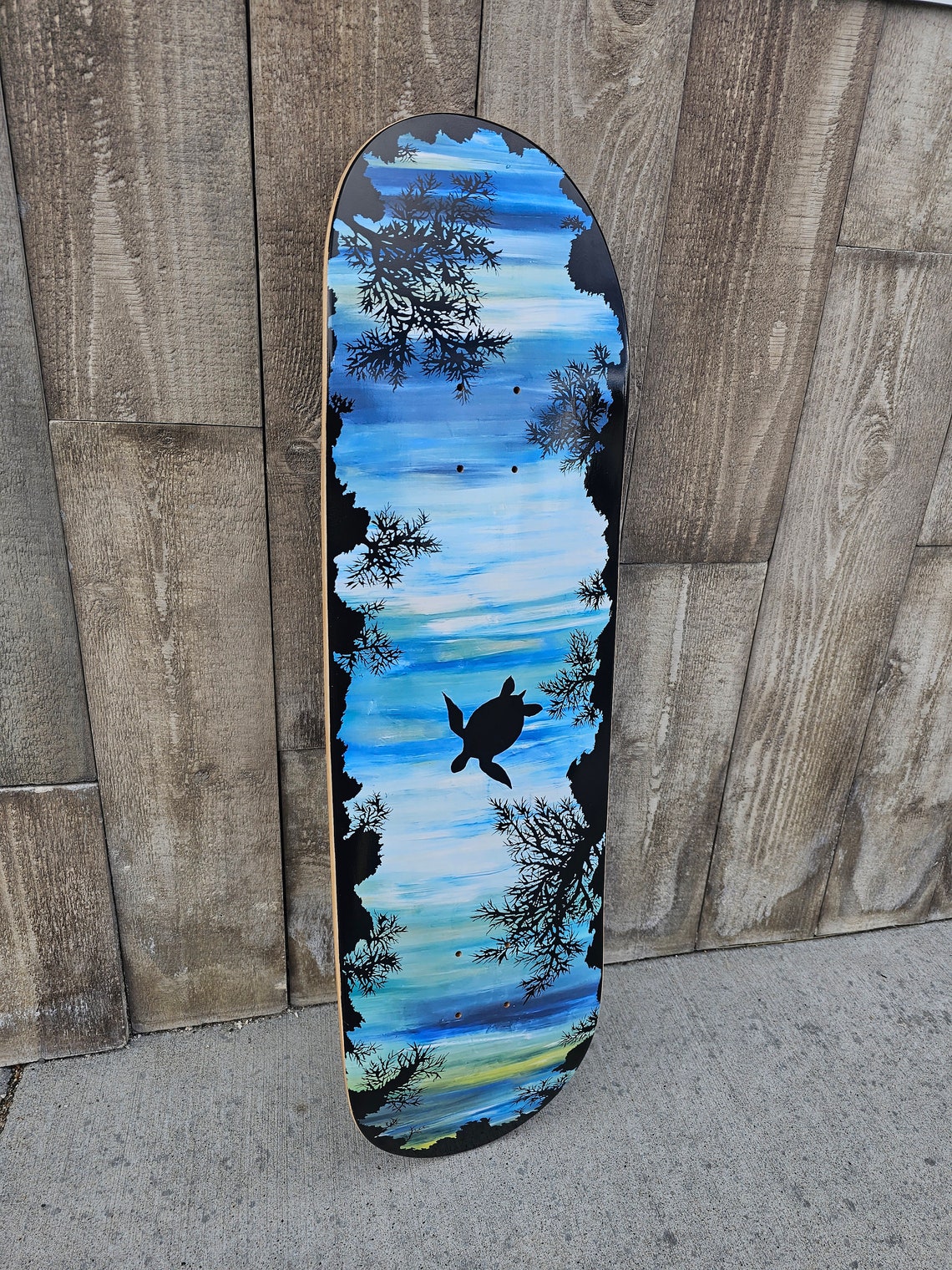 Turtle Skateboard Deck - Etsy