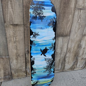 Turtle Skateboard Deck - Etsy