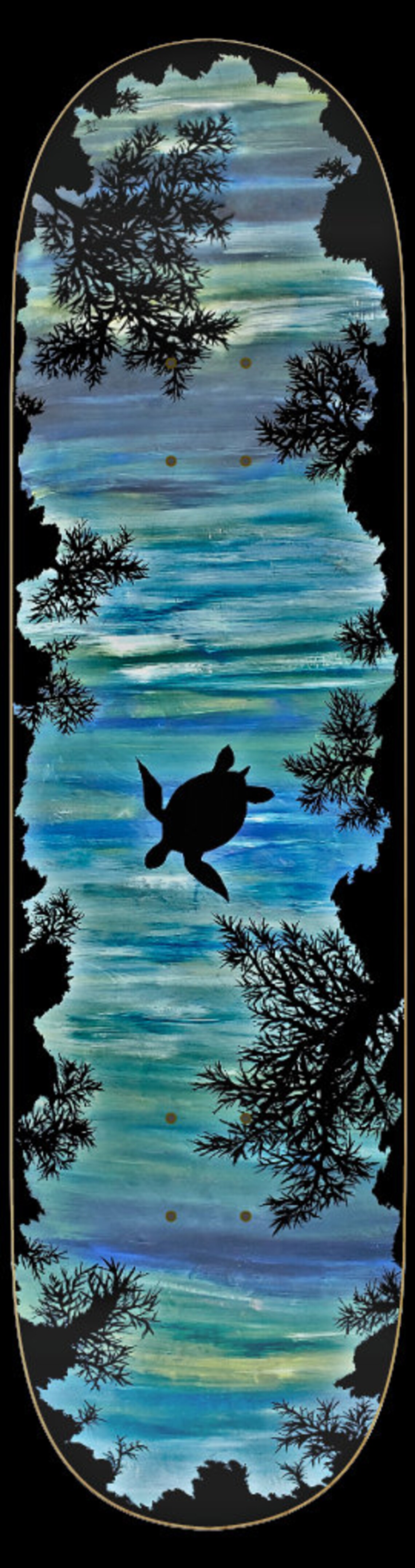 Turtle Skateboard Deck - Etsy