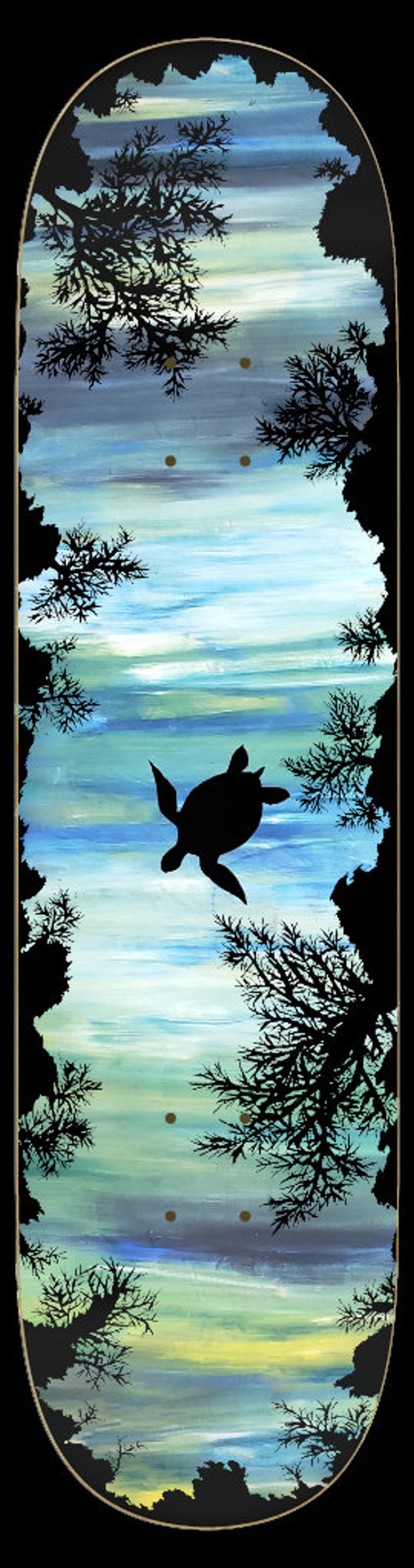 Turtle Skateboard Deck - Etsy