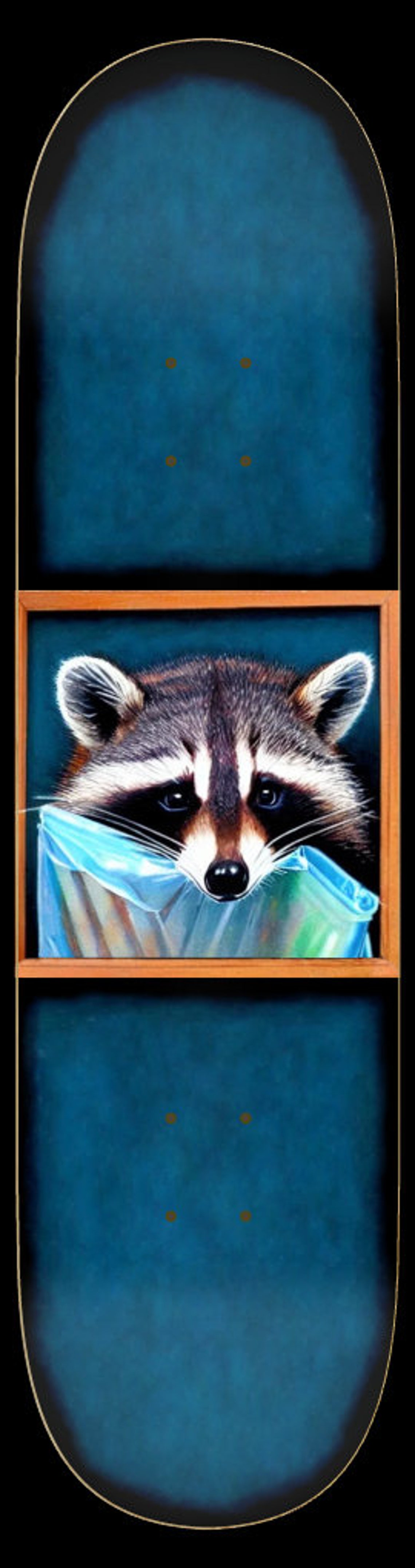 Raccoon Skateboard Deck - Etsy