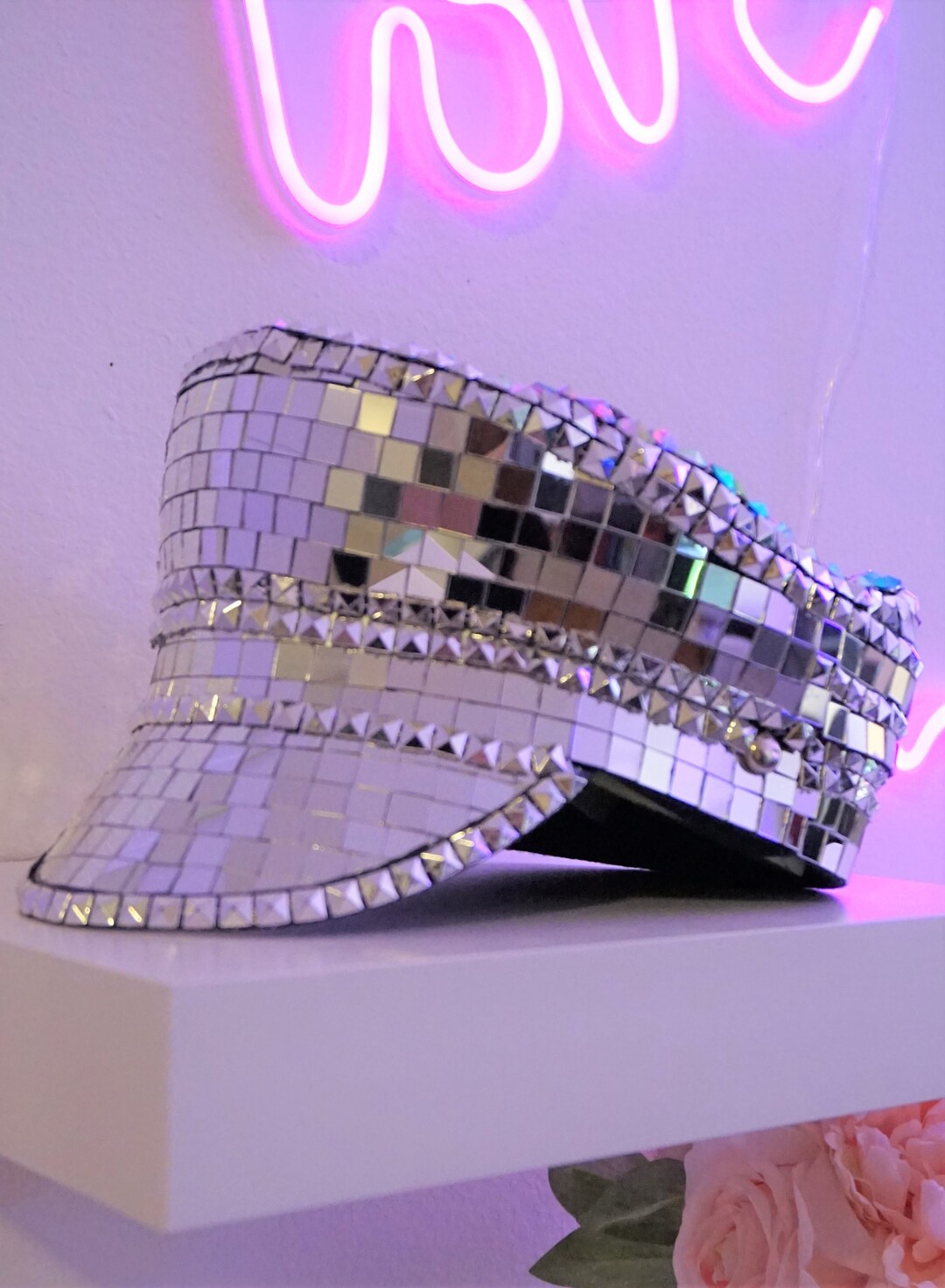 Mirror Hat // Festival Hat // Captain Hat // Rave Hat // Party Hat ...