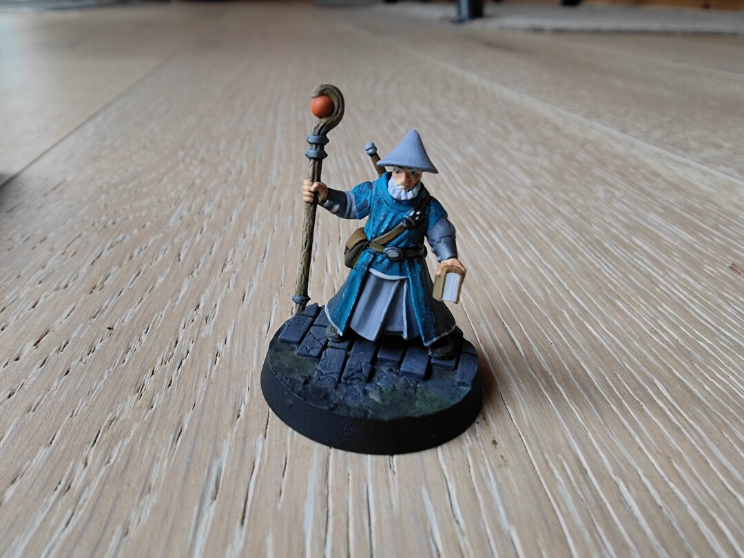 Frostgrave Male Wizard Hand Painted Dnd (dungeons and Dragons) Mordheim ...