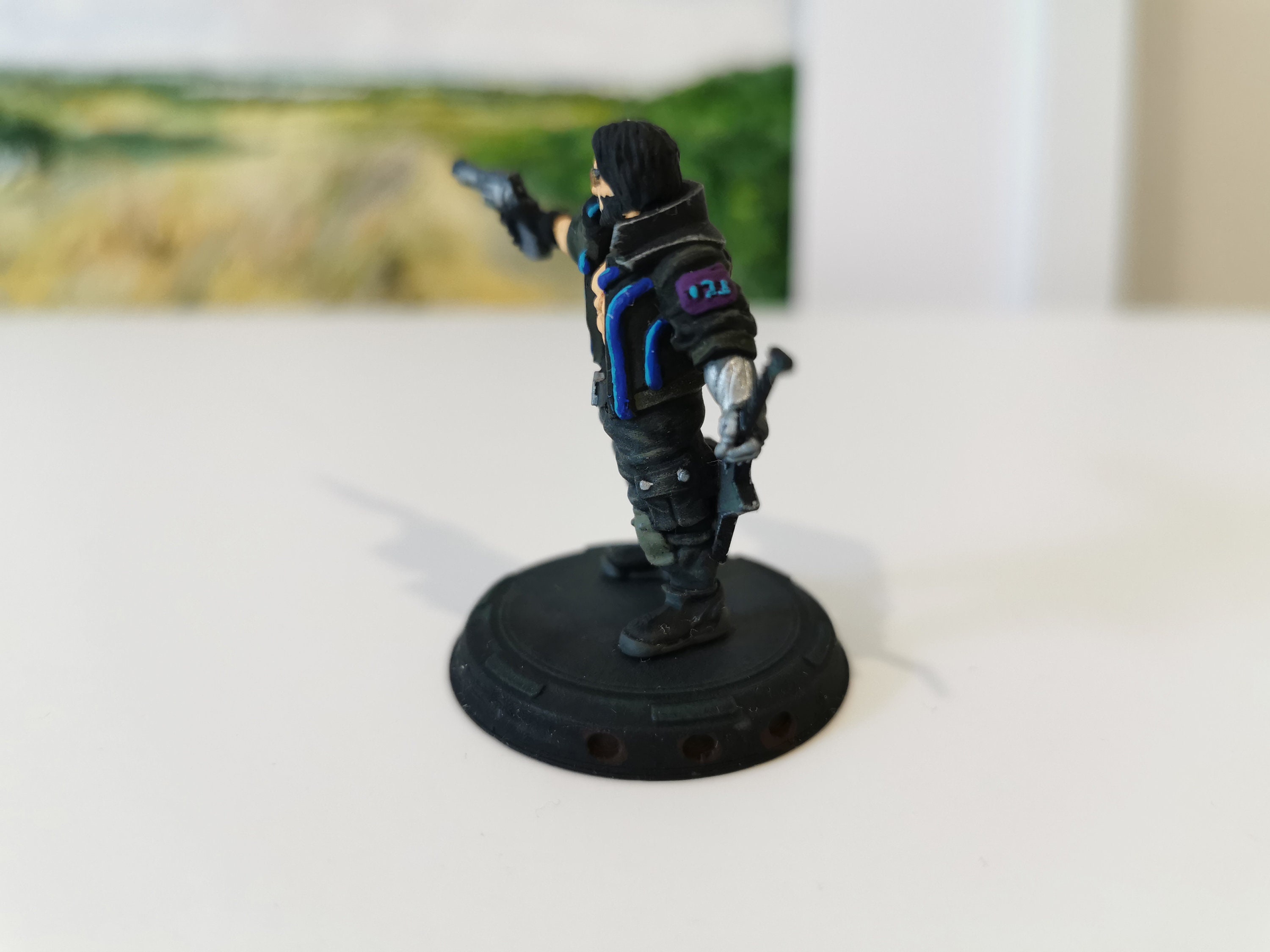 Cyberpunk Hand-painted 3D Miniature Mini Resin Figure Johnny - Etsy