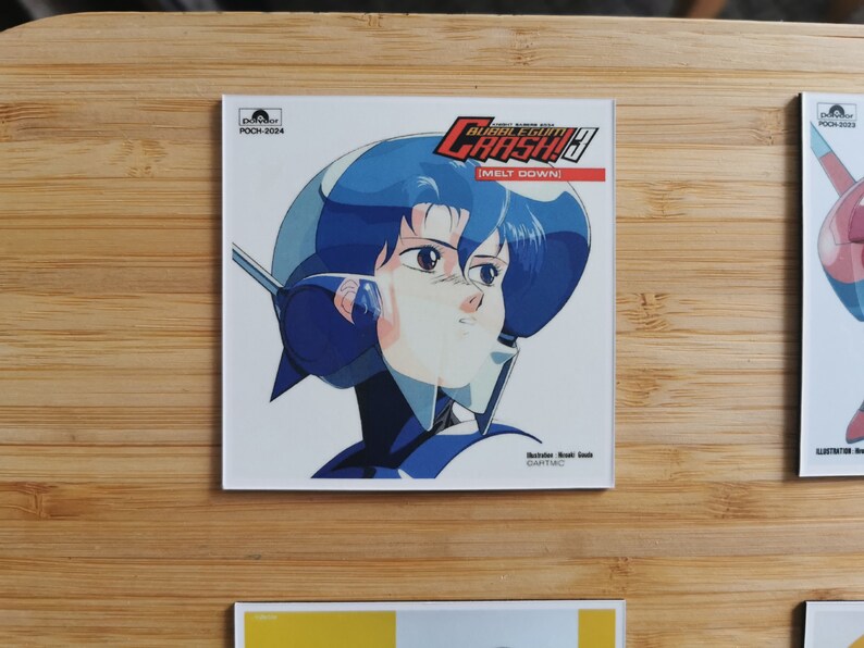 Bubblegum Crisis Tokyo 2040 Computer/fridge Magnets. Bubblegum Crash ...