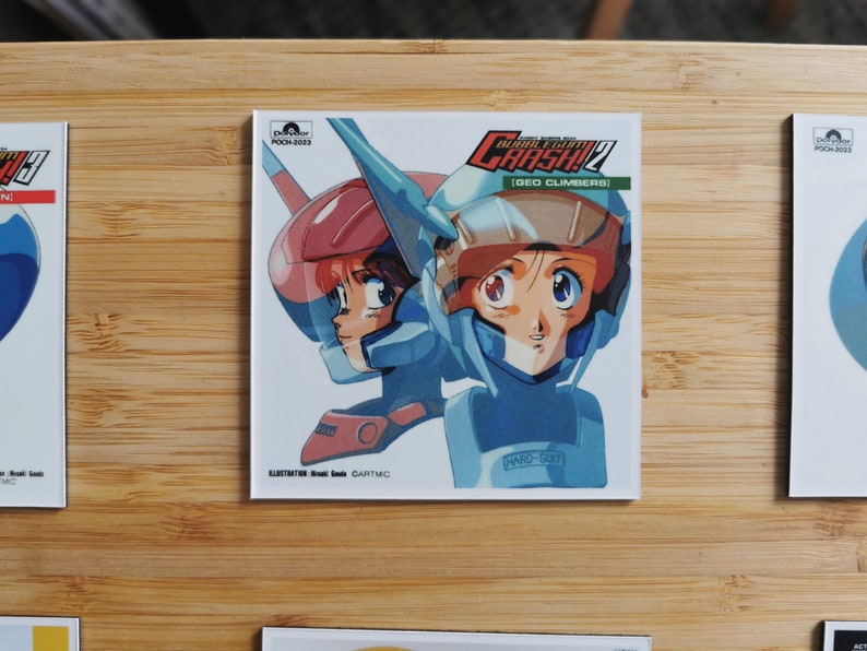 Bubblegum Crisis Tokyo 2040 Computer/fridge Magnets. Bubblegum Crash ...