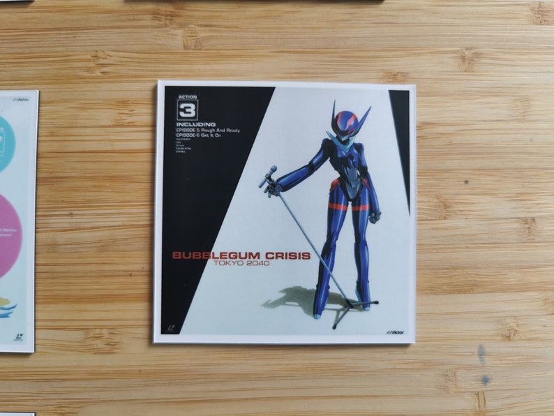 Bubblegum Crisis Tokyo 2040 Computer/fridge Magnets. Bubblegum Crash ...