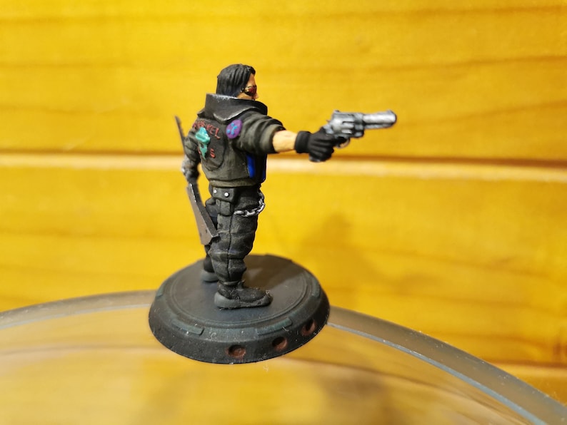 Cyberpunk Hand-painted 3D Miniature Mini Resin Figure Johnny - Etsy