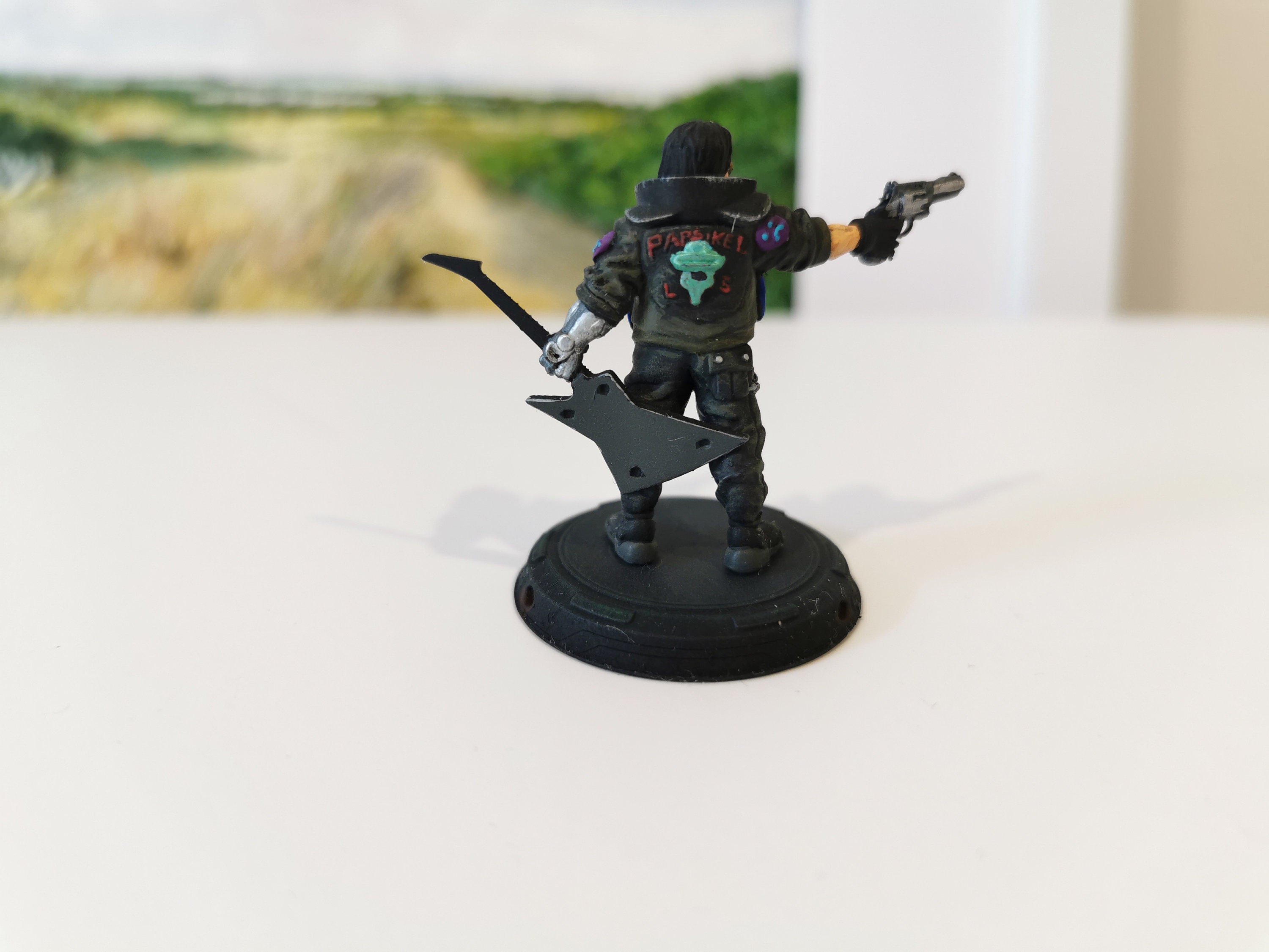 Cyberpunk Hand-painted 3D Miniature Mini Resin Figure Johnny Silverhand ...