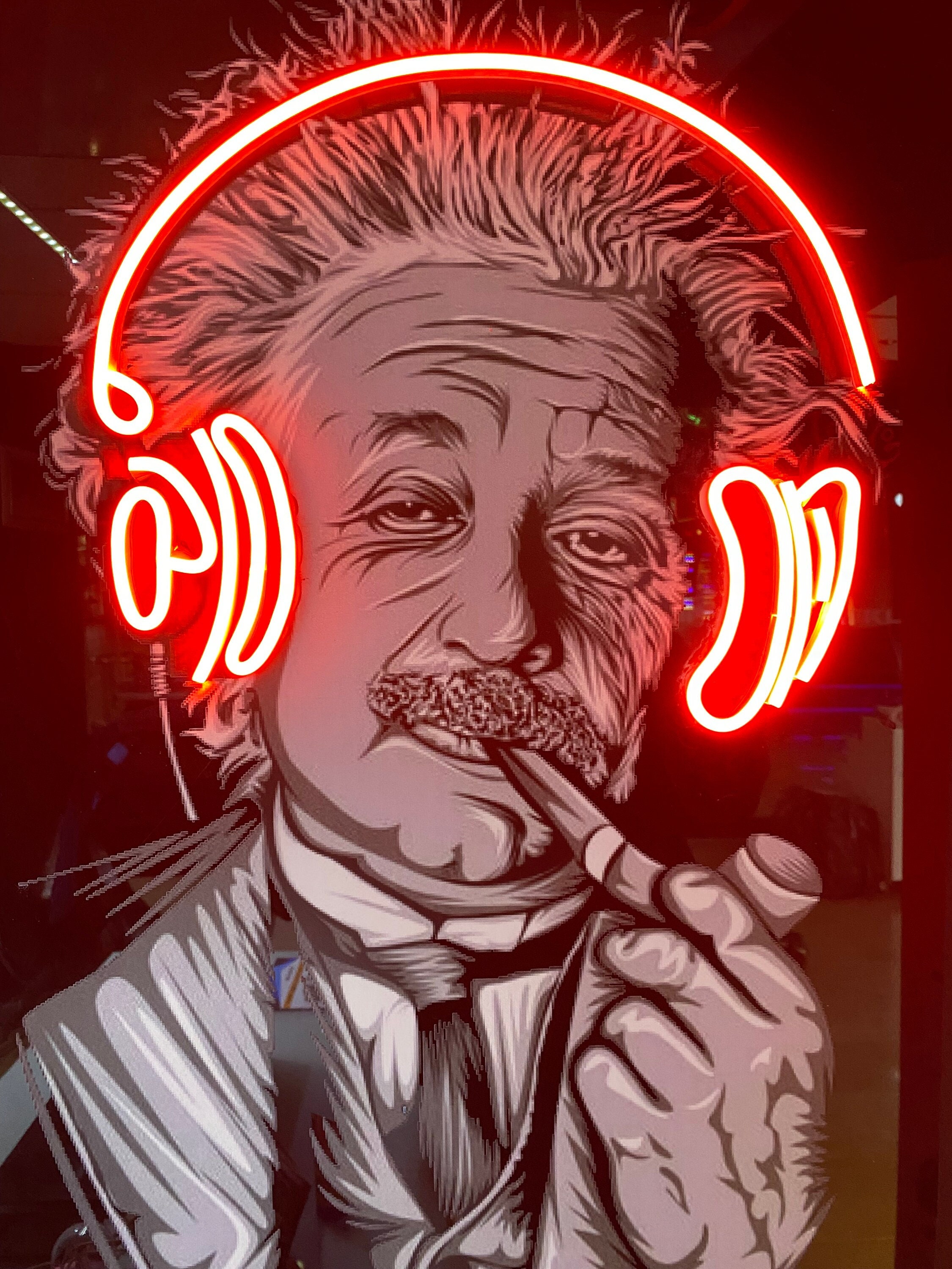 Albert Einstein Smoking Pipe Shirt