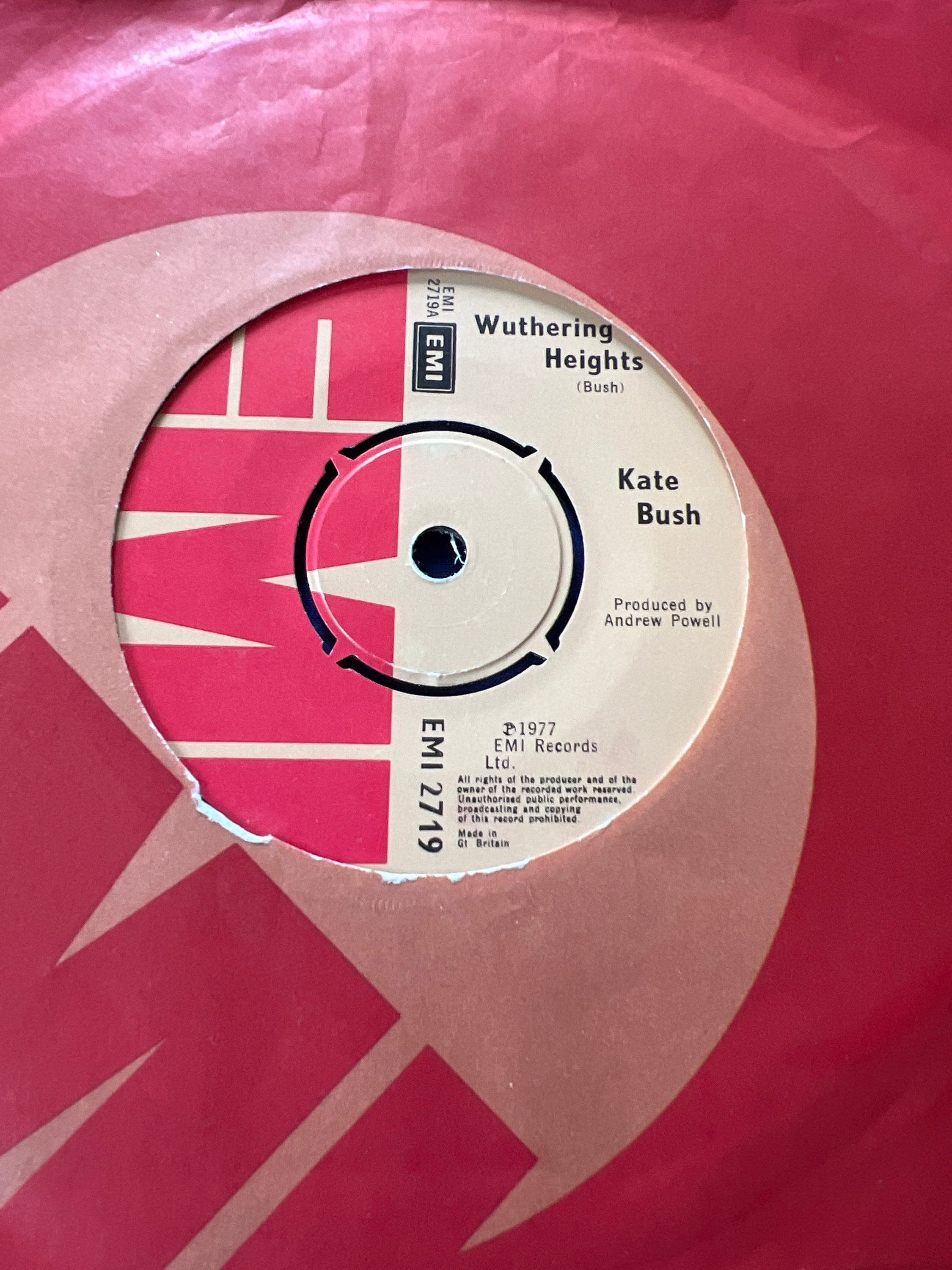 Kate Bush Wuthering Heights Album Cover