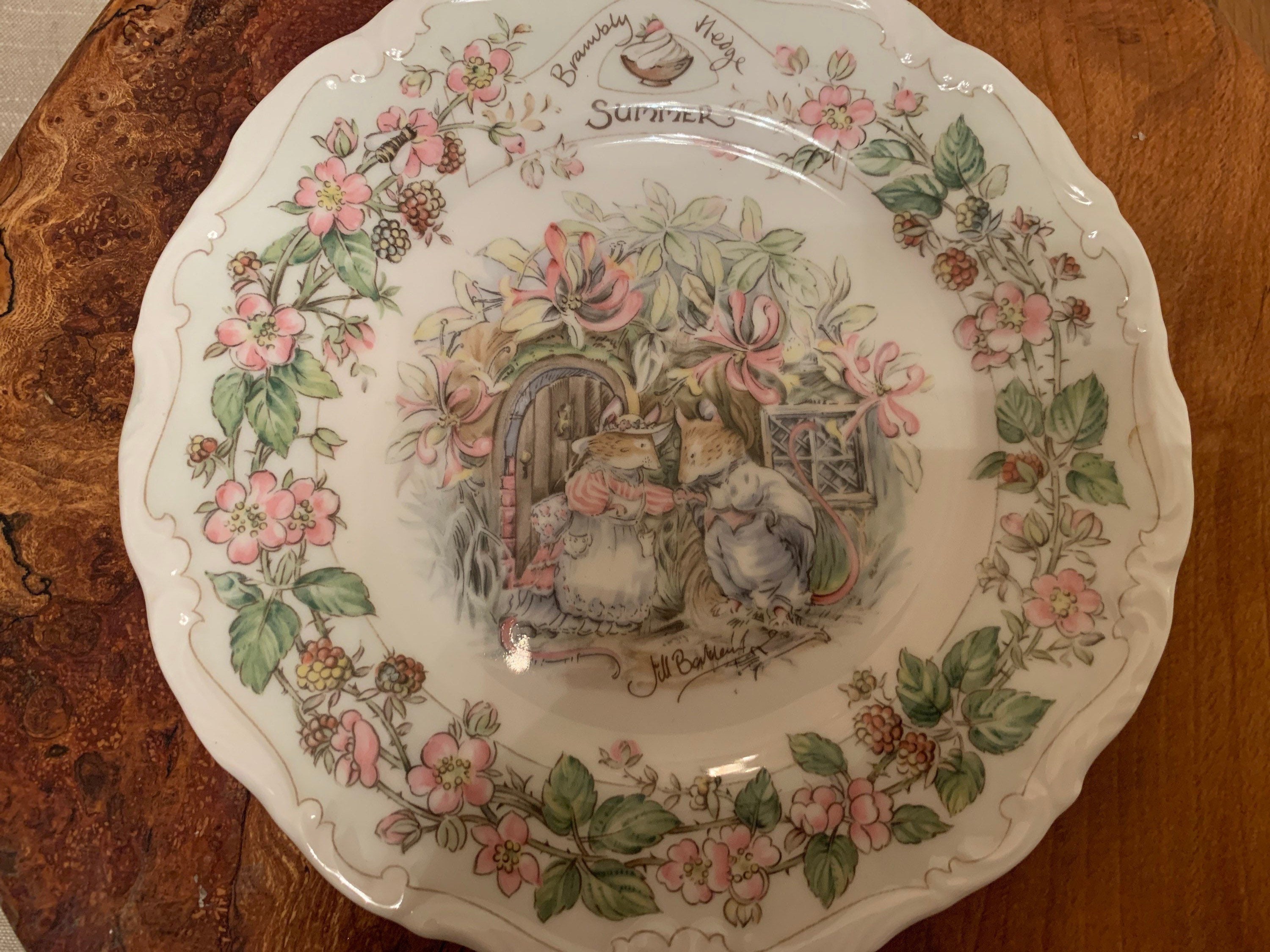 Vintage Brambly Hedge Tea Plate Summer Brambly Hedge | Etsy