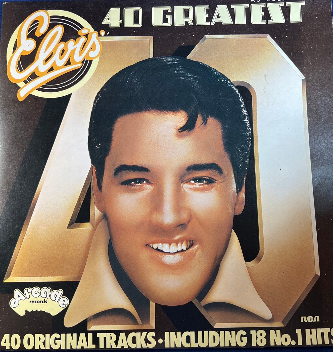 Elvis Presley 40 Greatest Hits álbum doble de vinilo - Etsy España