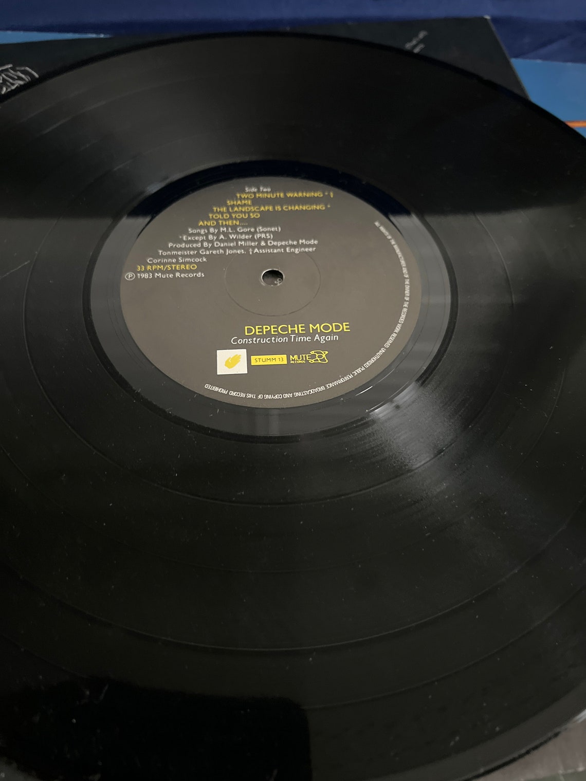 Depeche Mode, Construction Time Again, Vinyl Album - Etsy