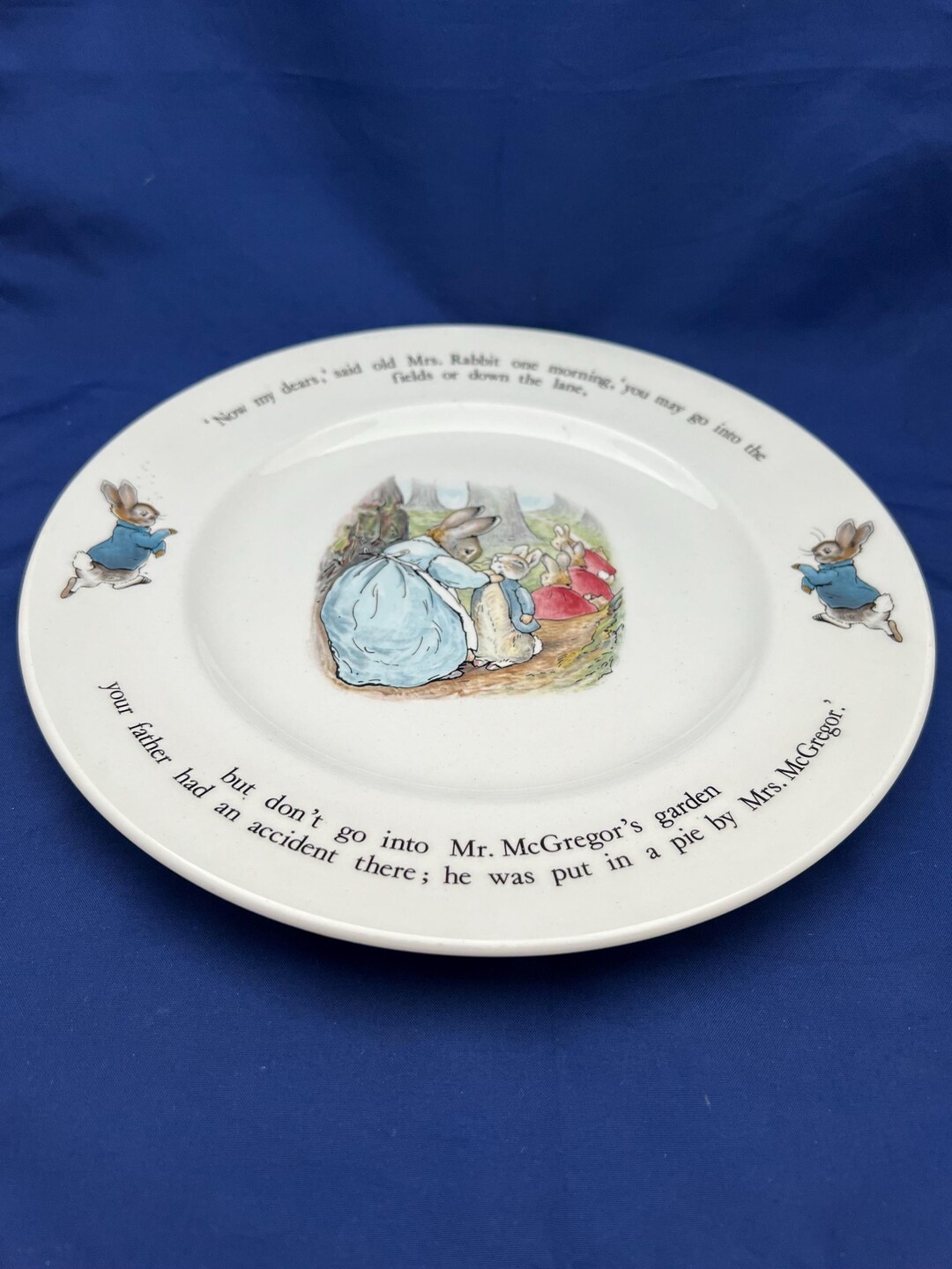 Beatrix Potter’s Peter Rabbit, Wedgwood Dinner Plate - Etsy