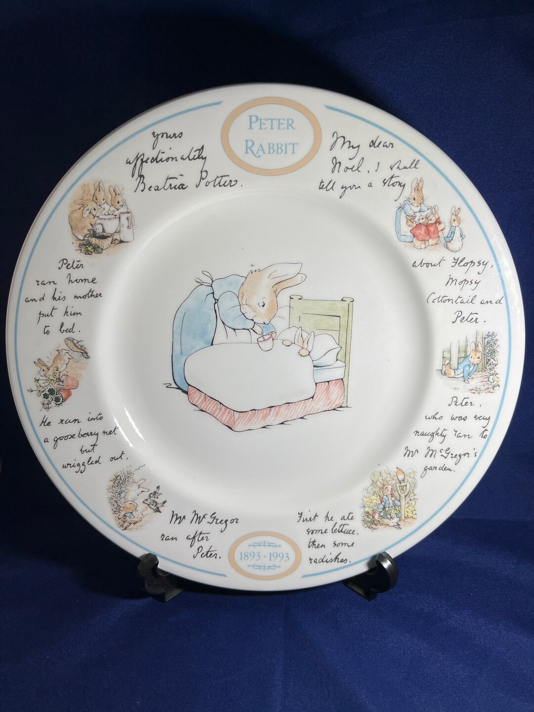 Wedgwood, Peter Rabbit, Centenary Dinner Plate 1893 1993 - Etsy