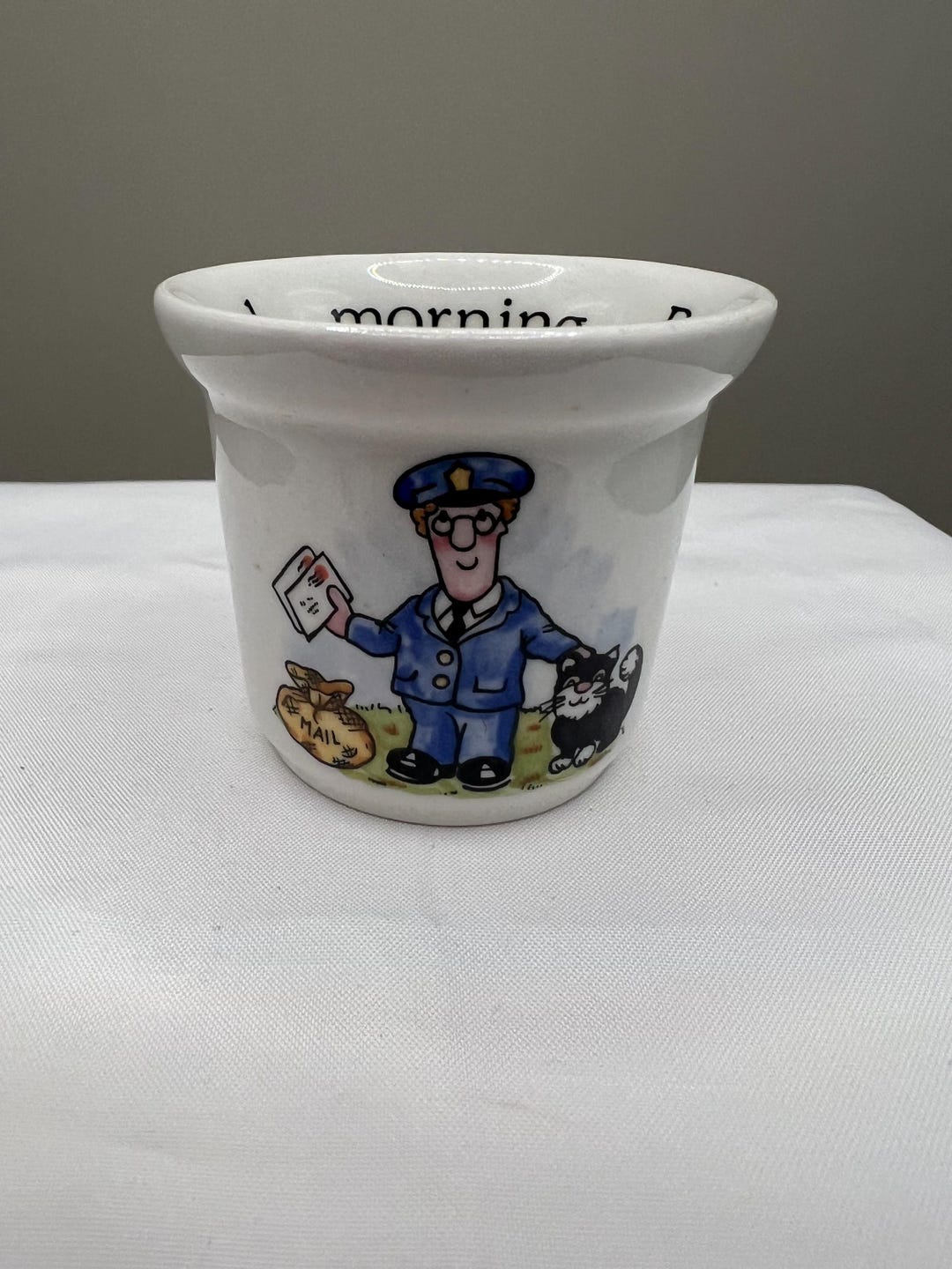 Vintage Postman Pat Egg Cup 1984 - Etsy